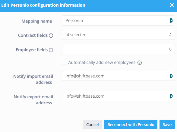 Personio integration